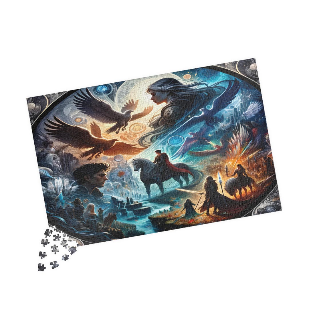 Fantasy Book Lover Puzzle | Epic Romantasy Collectible Jigsaw Art ...