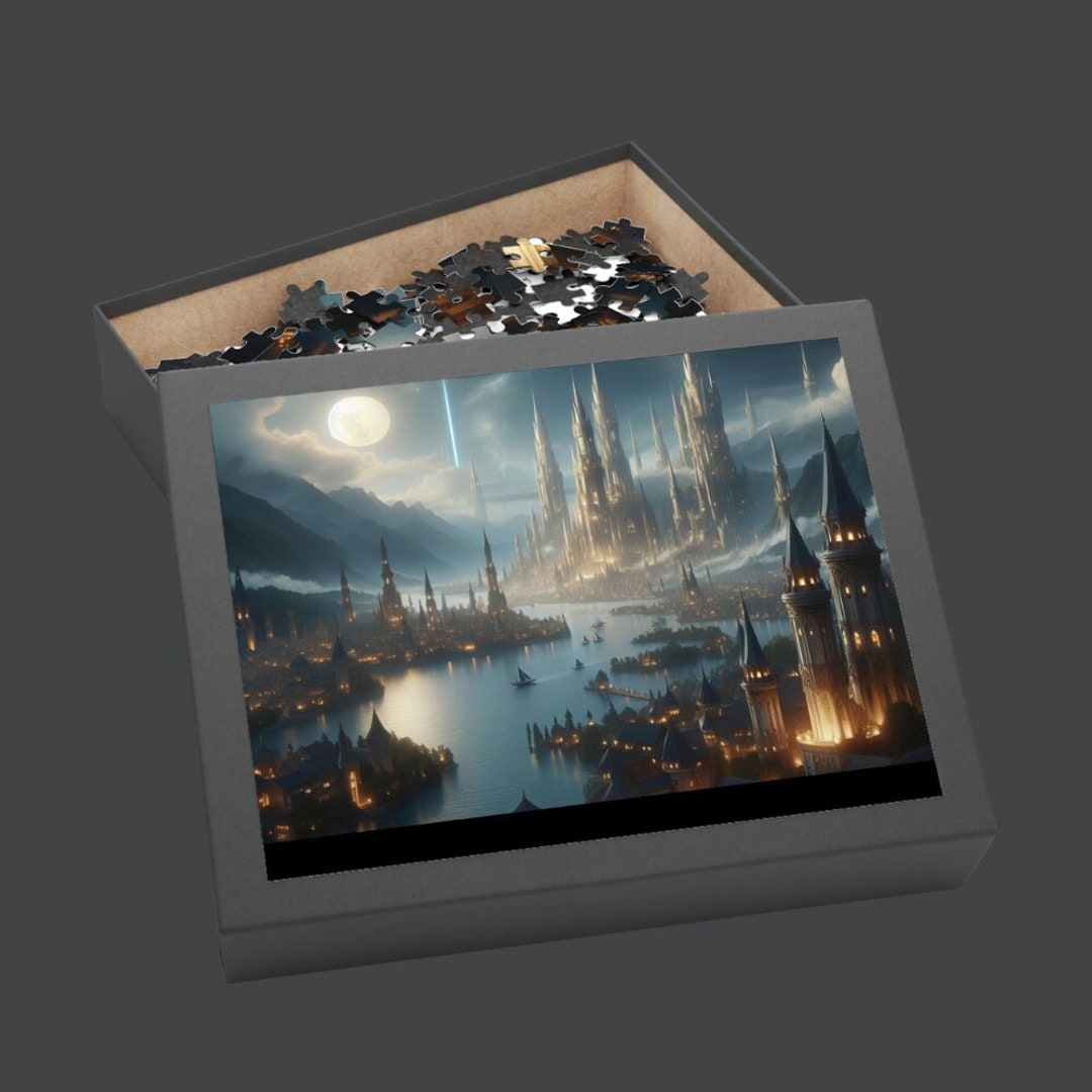 ACOTAR Velaris Puzzle City Ofstarlight Puzzl E ACOTAR Birthday Puzzled ...