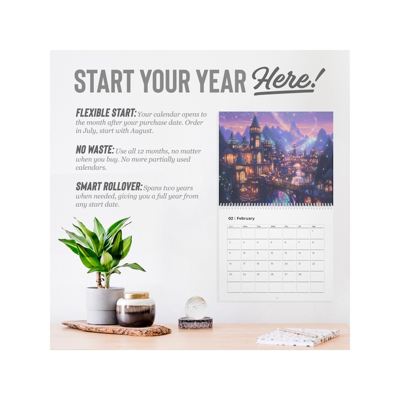 2026 Scenes of Velaris Fantasy Calendar | City of Starlight Art-monthly ...