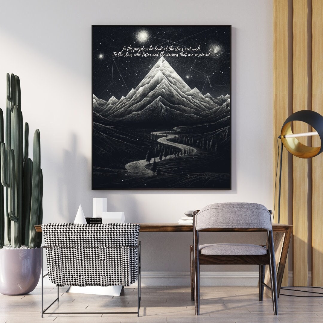 ACOTAR Artprint | Acotar Print | Velaris Print | Nightcourt | Prythian ...