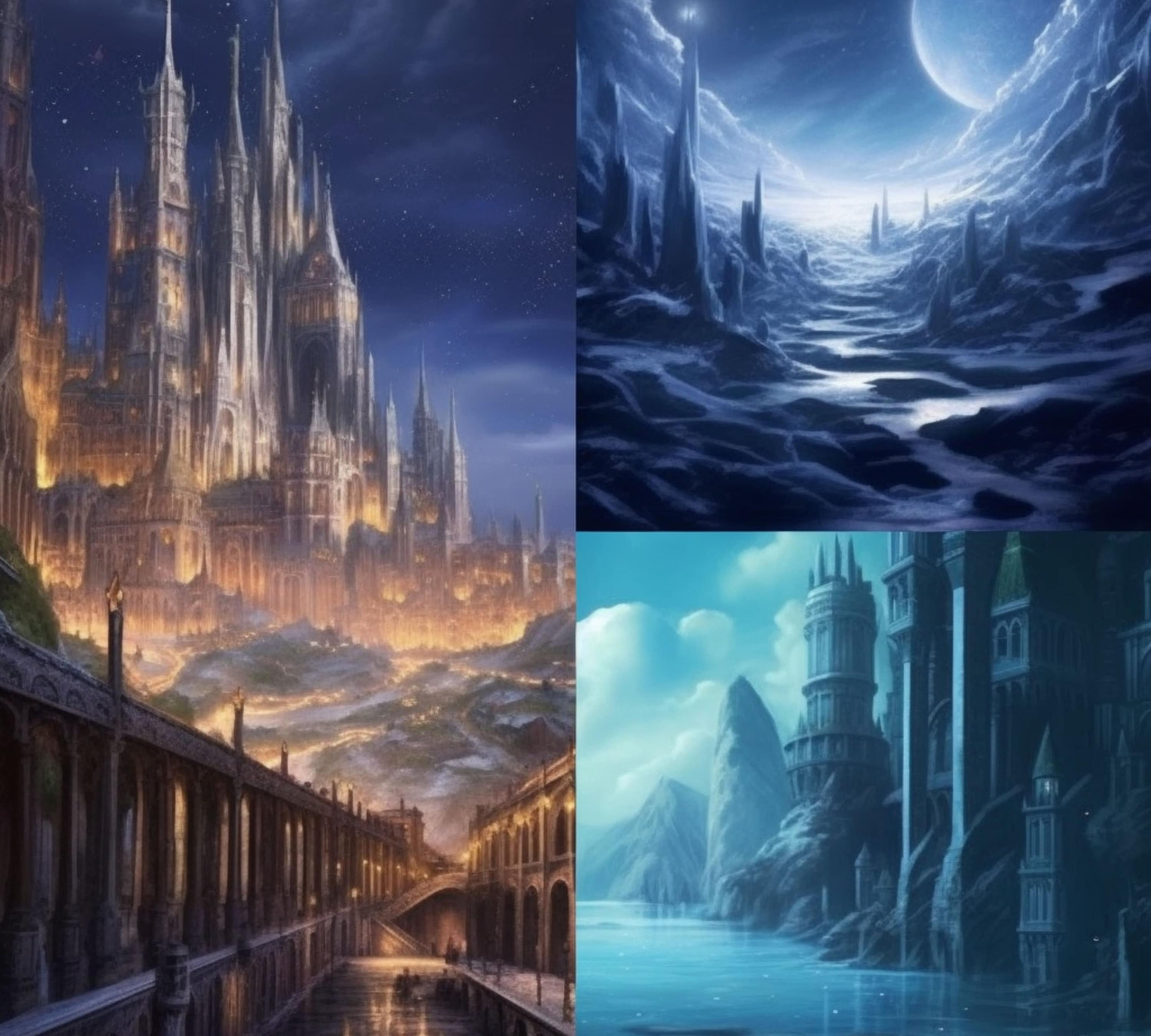 Velaris City of Starlight and the House of Wind Rendering - Etsy