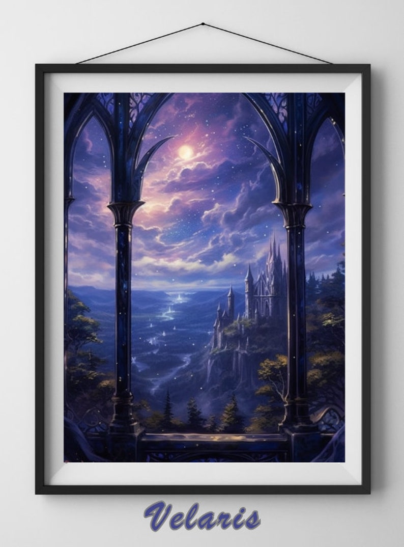 Velaris City of Starlight Poster: Night Court ACOTAR Wall Art (digital ...