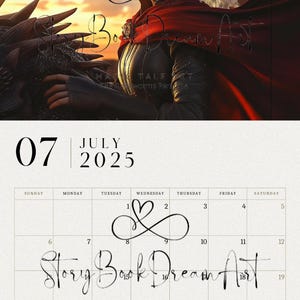 ACOTAR Velaris Night Court Feyre Rhysand 2025 Calendar A Court of ...