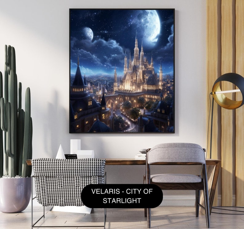 Velaris City of Starlight Poster: ACOTAR Night Court Art Print - Etsy