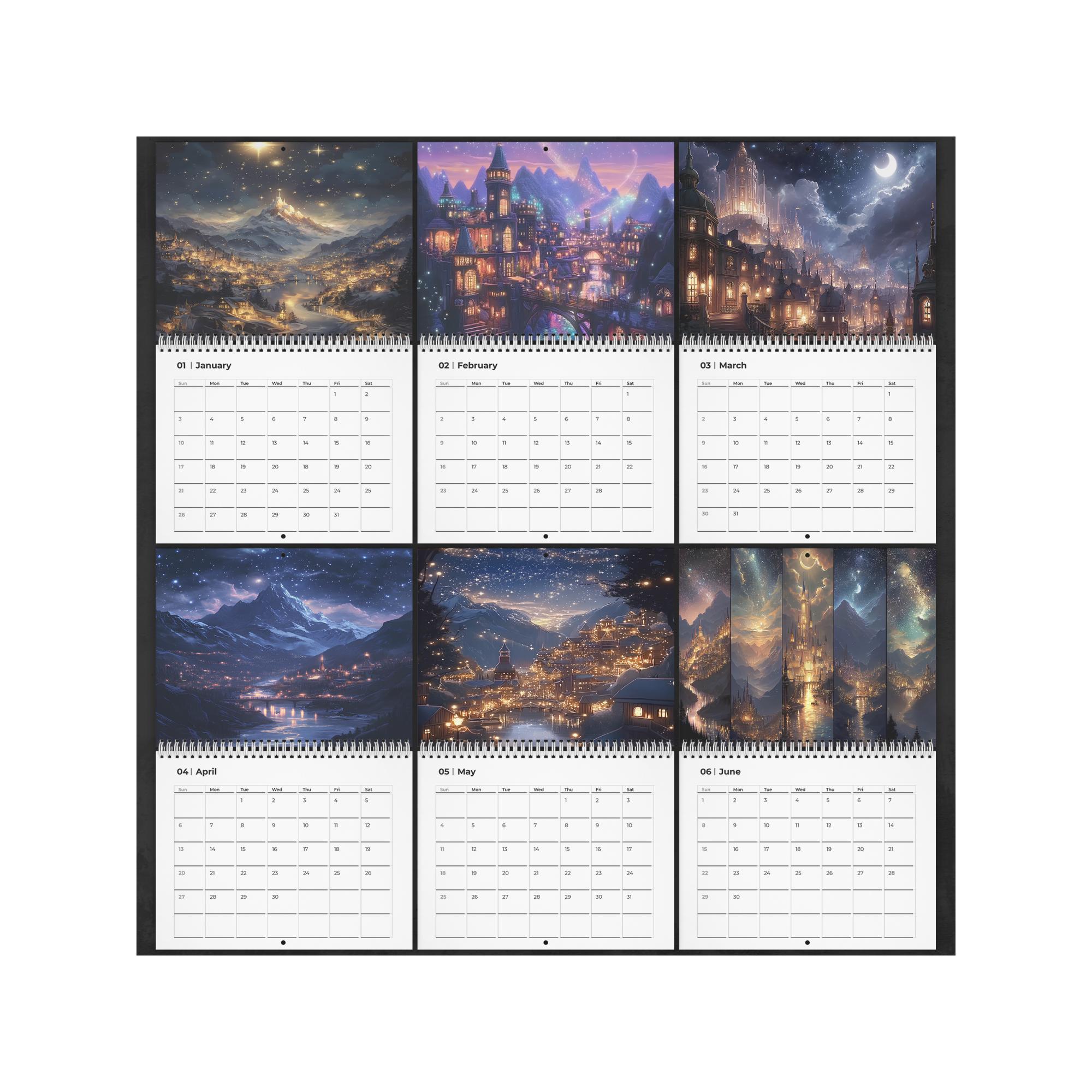 2026 Scenes of Velaris Fantasy Calendar | City of Starlight Art-monthly ...