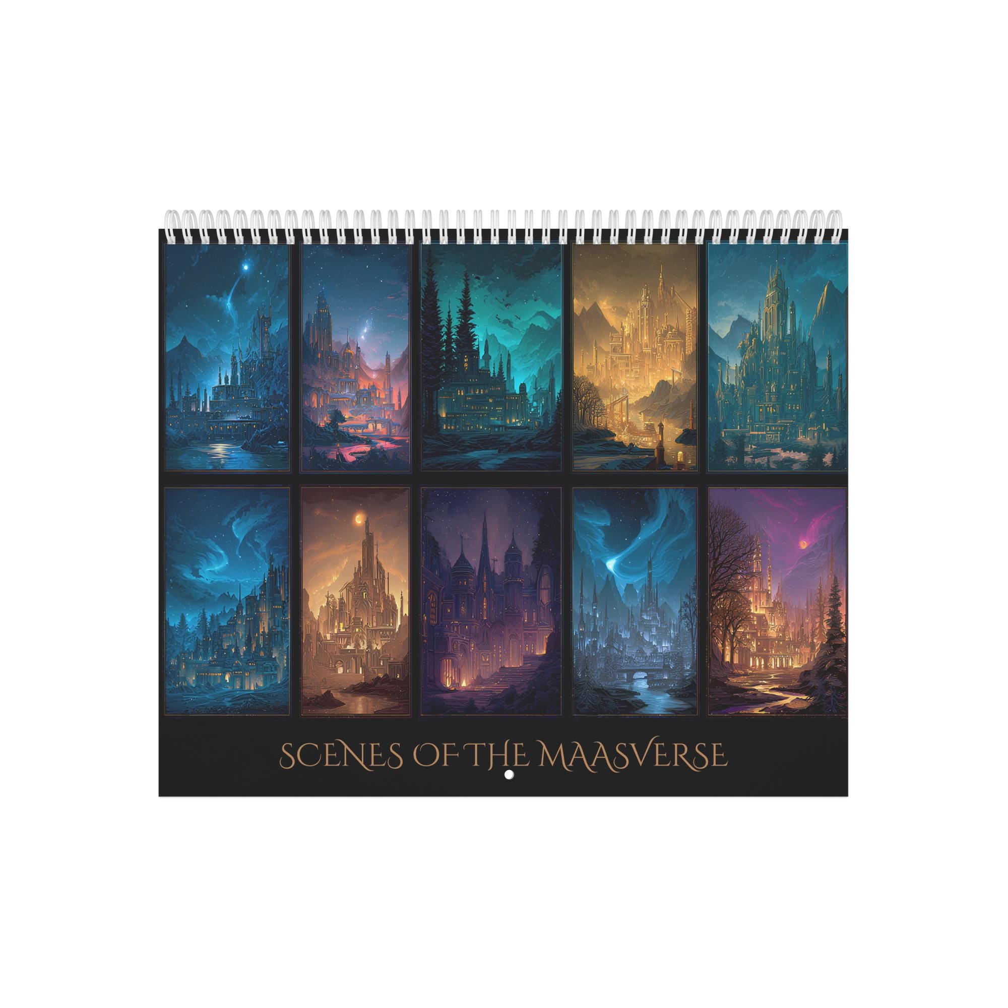 2026 Scenes of the Maasverse Fantasy Calendar | 12-month City of ...