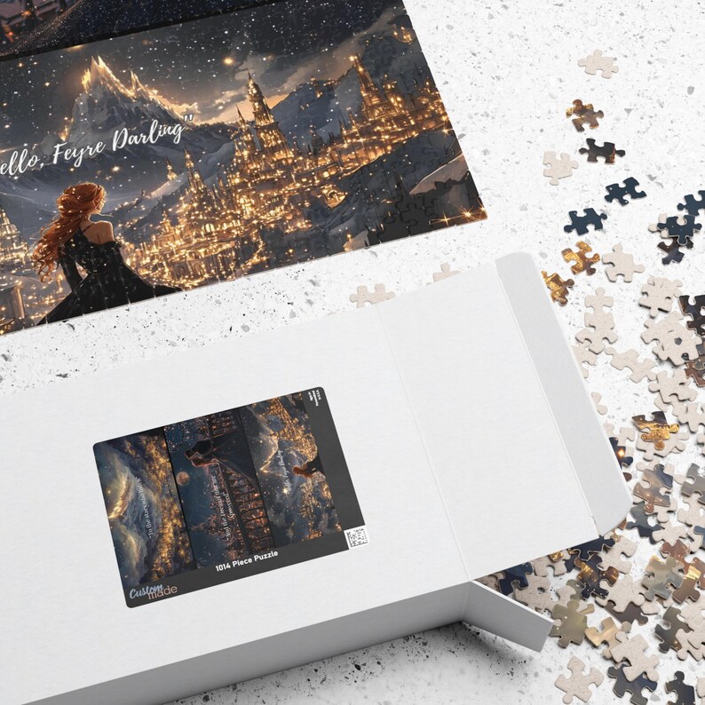 Acotar Maasverse Puzzle of Velaris, Terrasen, and Lunathion, Throne of ...