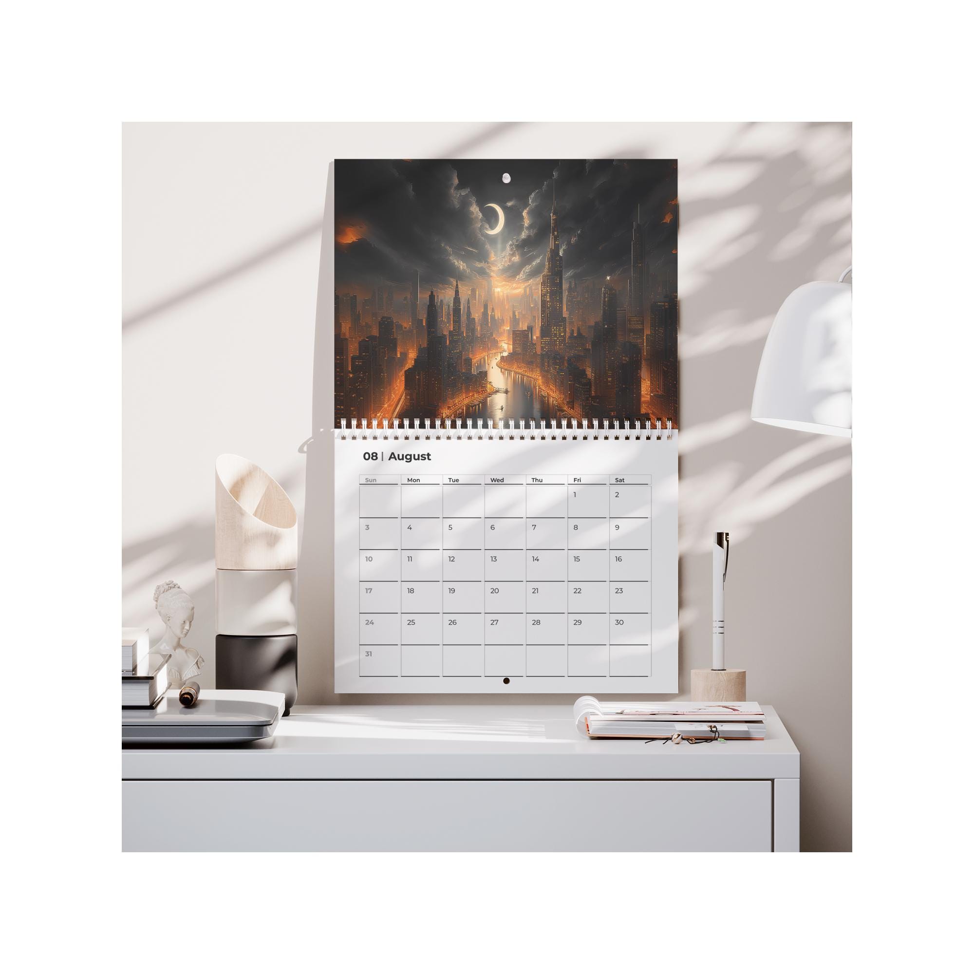 2026 Scenes of the Maasverse Fantasy Calendar | 12-month City of ...