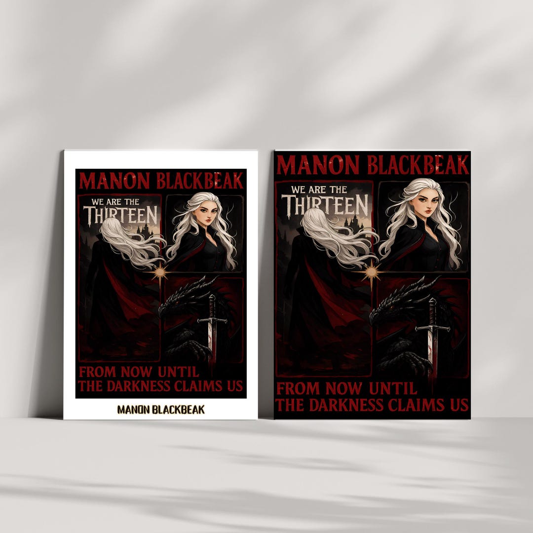 Manon Blackbeak Art Prints: Maasverse Decor (digital Download) - Etsy