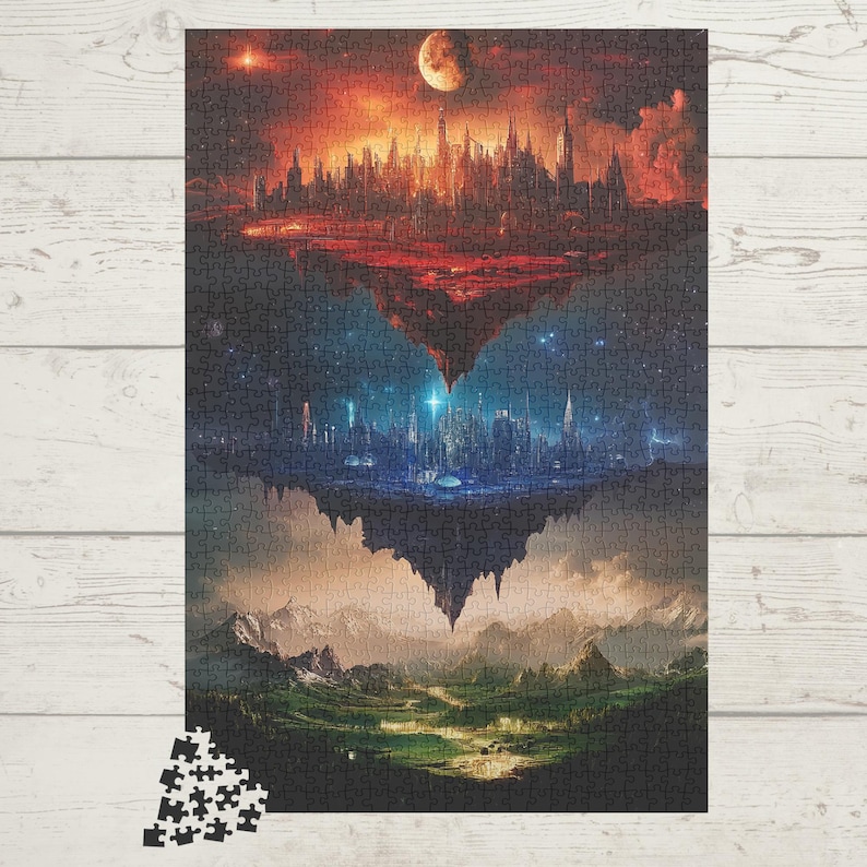 Acotar Maasverse Puzzle of Velaris, Terrasen, and Lunathion, ACOTAR ...