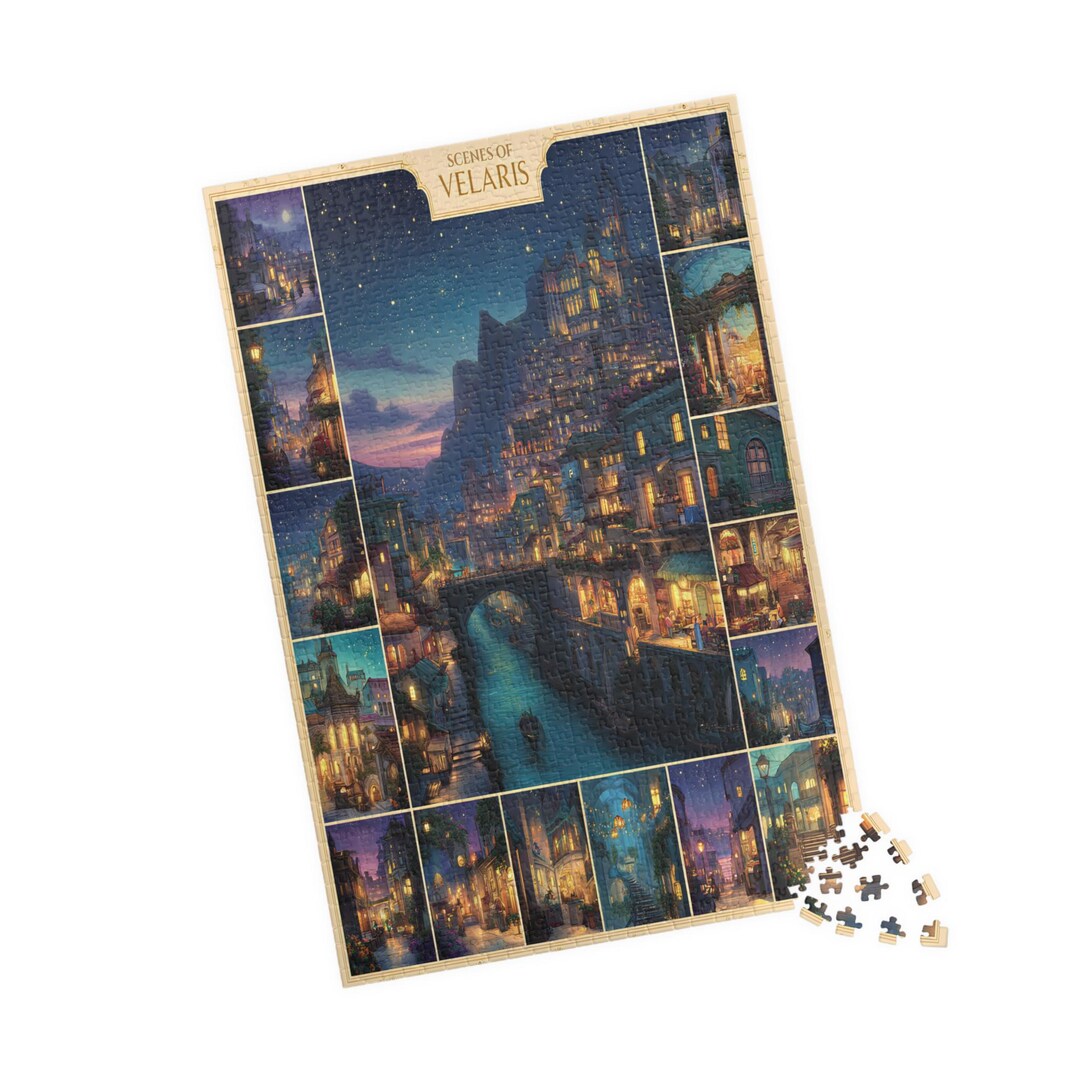 Scenes of Velaris Fantasy Jigsaw Puzzle | City of Starlight Art ...