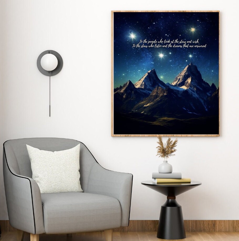 ACOTAR Artprint Acotar Print Velaris Print Nightcourt Prythian Courts ...