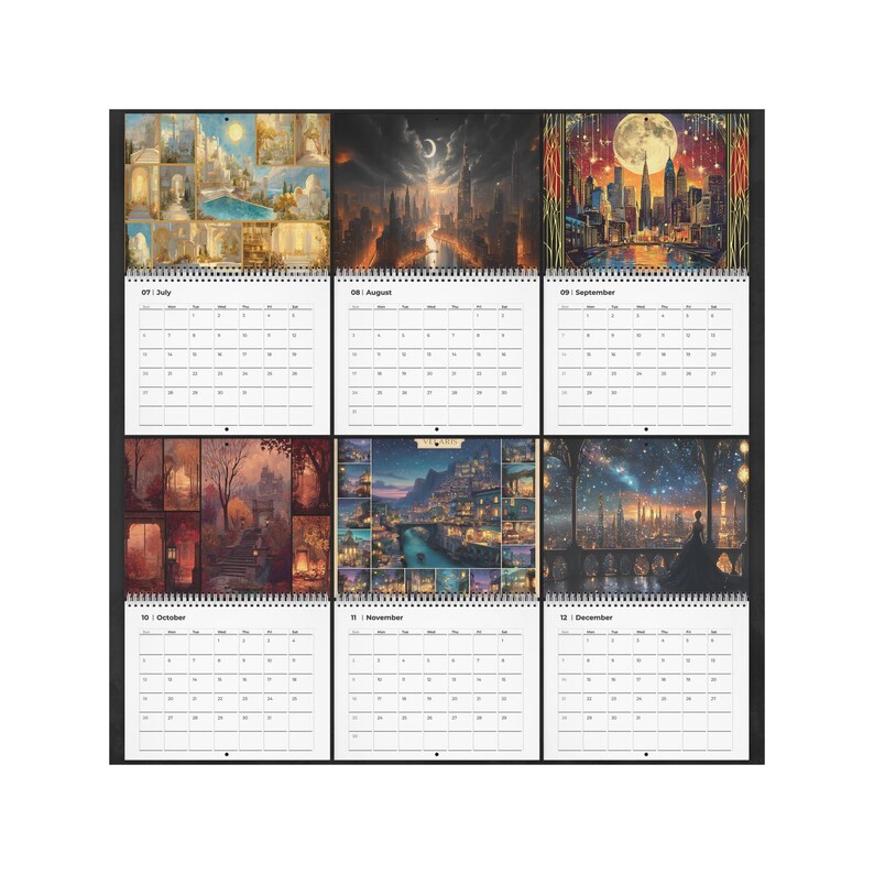 2026 Scenes of the Maasverse Fantasy Calendar | 12-month City of ...