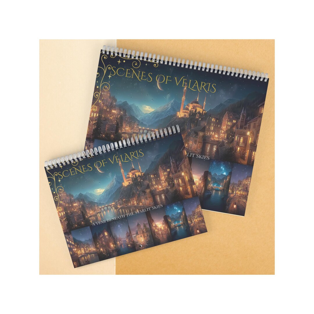 2026 Scenes of Velaris Fantasy Calendar | City of Starlight Art-monthly ...