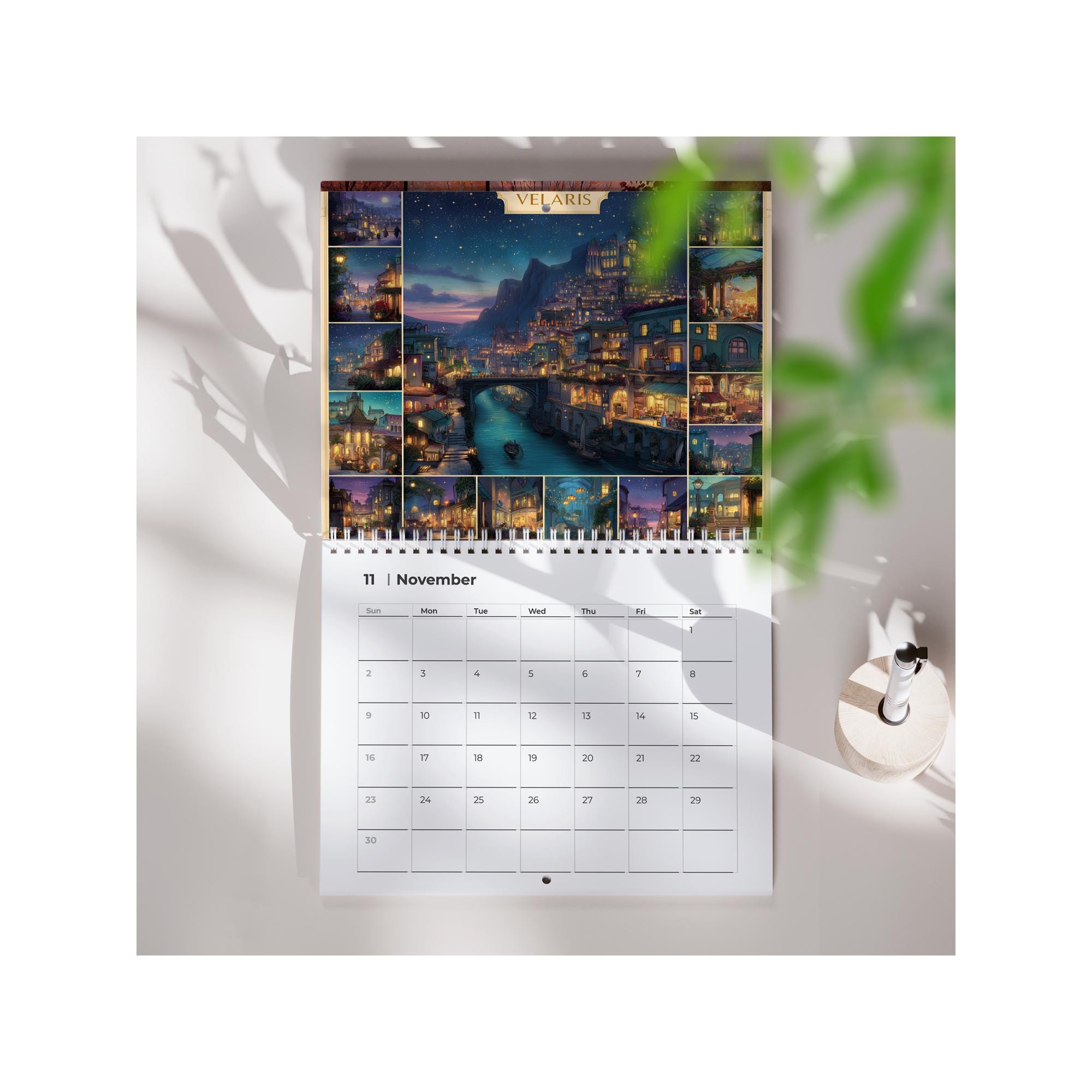 2026 Scenes of the Maasverse Fantasy Calendar | 12-month City of ...