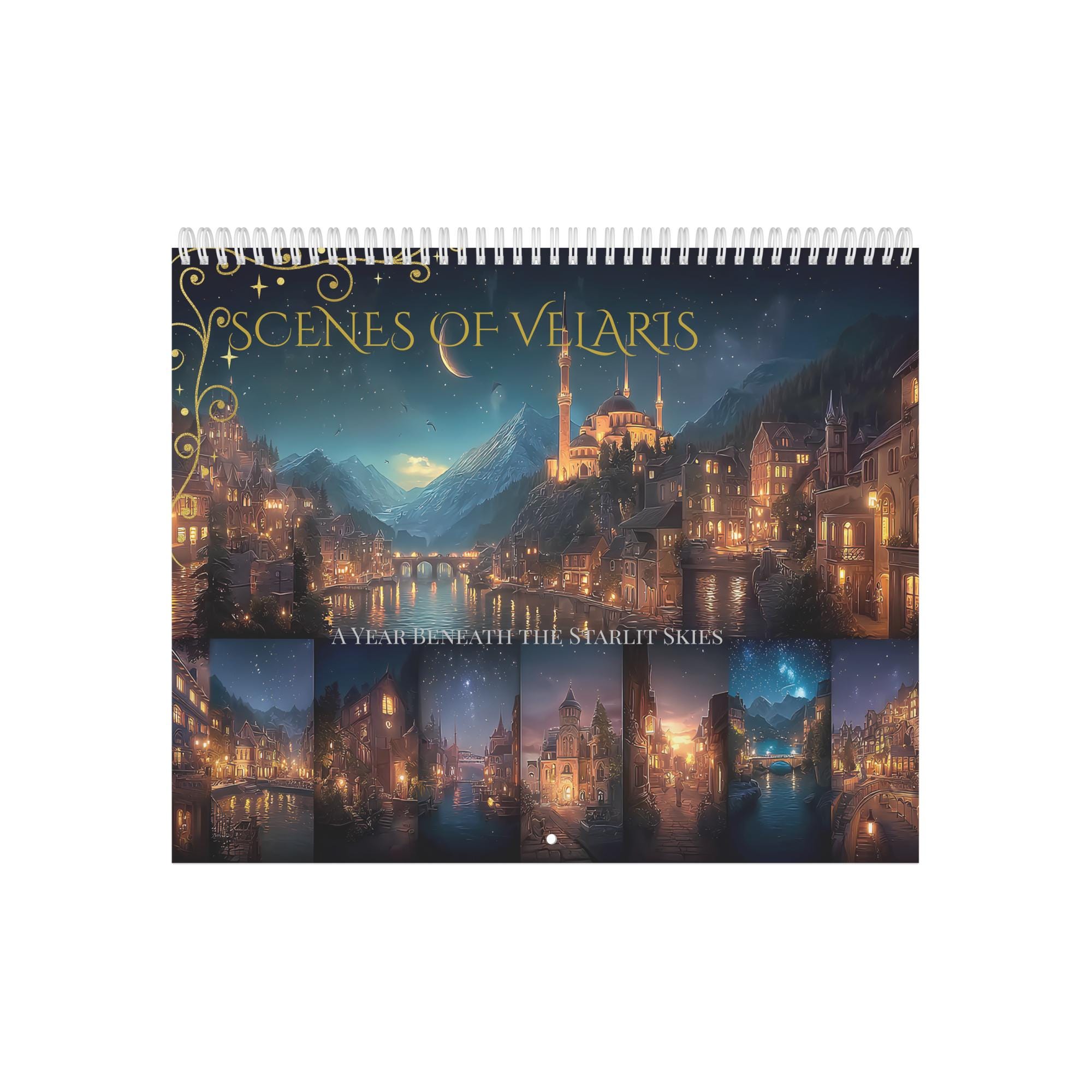 2026 Scenes of Velaris Fantasy Calendar | City of Starlight Art-monthly ...