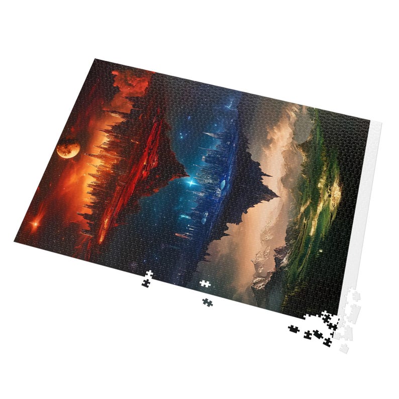 Acotar Maasverse Puzzle of Velaris, Terrasen, and Lunathion, ACOTAR ...