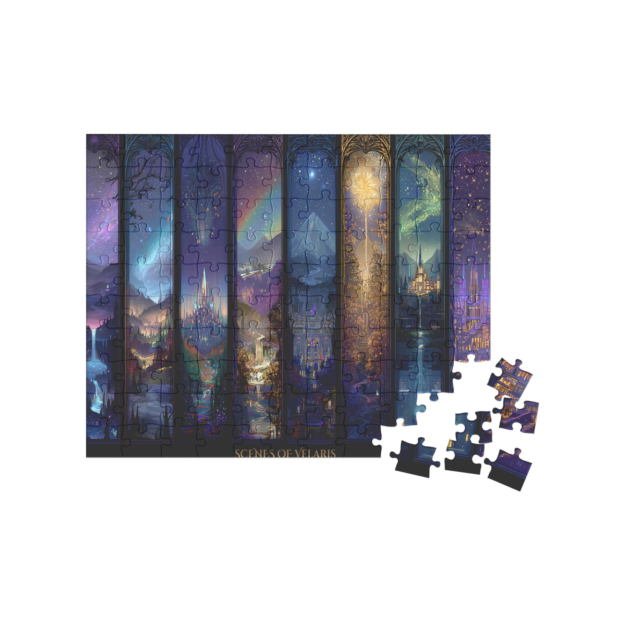 Scenes of Velaris Puzzle | ACOTAR Fantasy City of Starlight Jigsaw ...