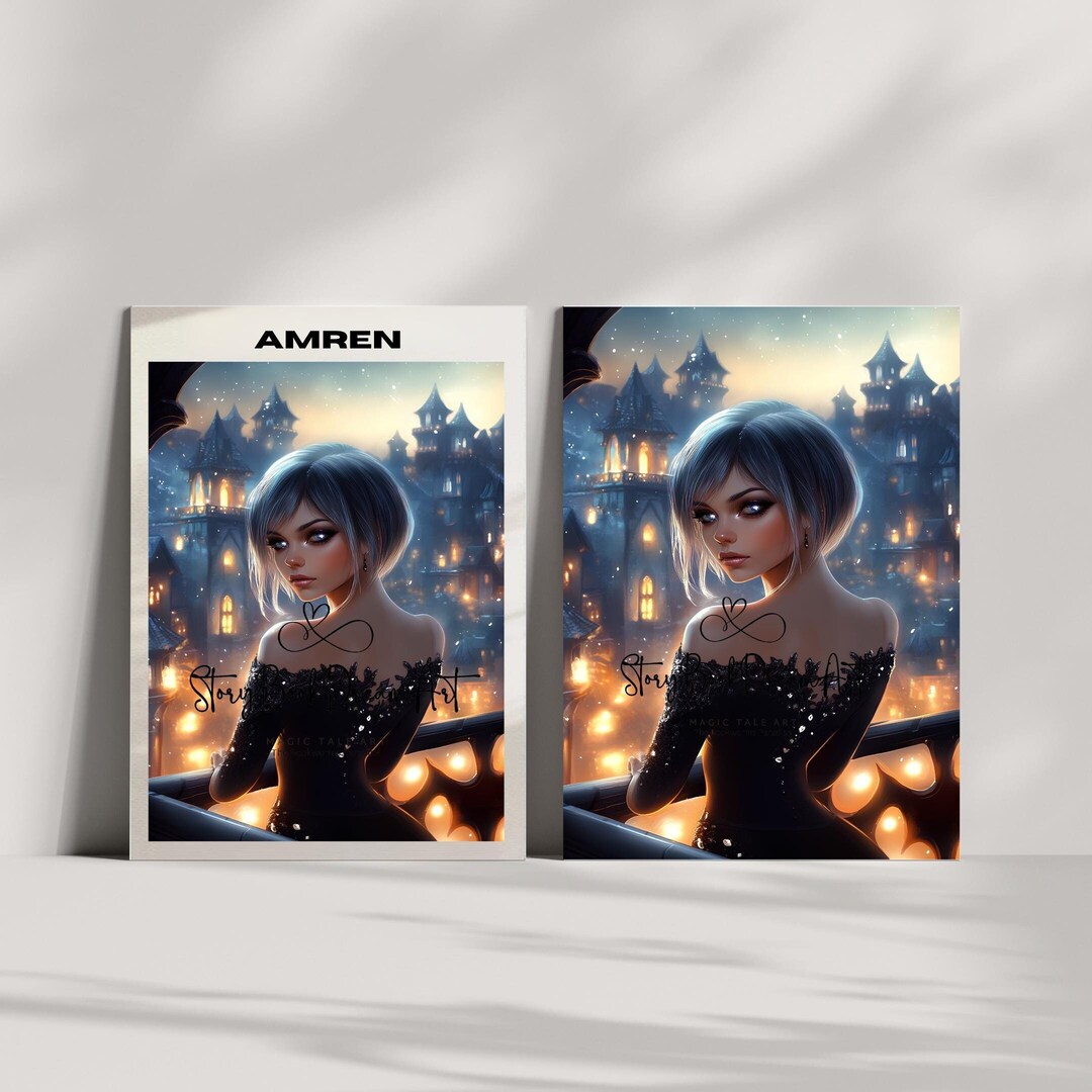 Amren the Night Court City of Starlight Velaris Fantasy Digital Wall ...