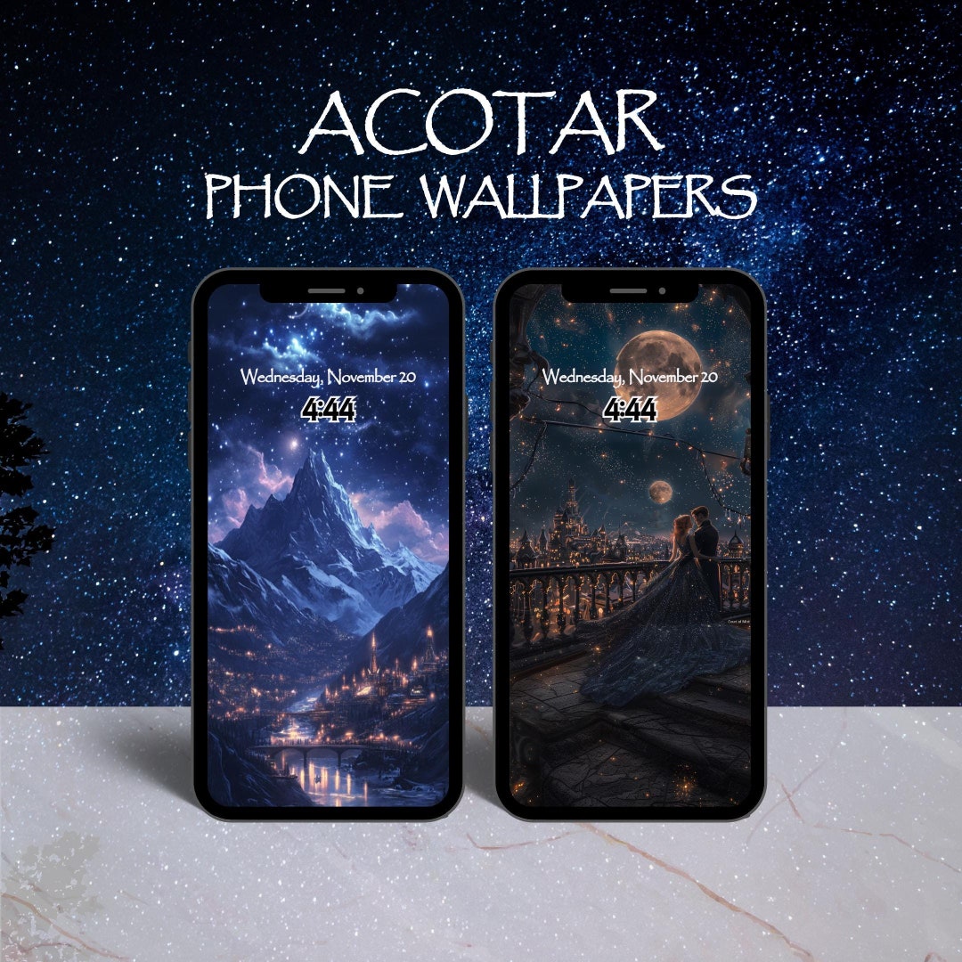 ACOTAR Velaris Phone Wallpaper: Night Court Lockscreen (digital ...
