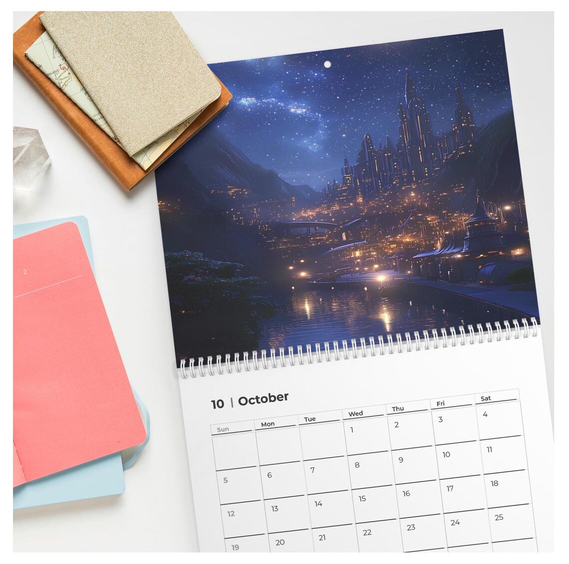 Velaris Night Court 2025 Calendar: ACOTAR AI Art - Etsy