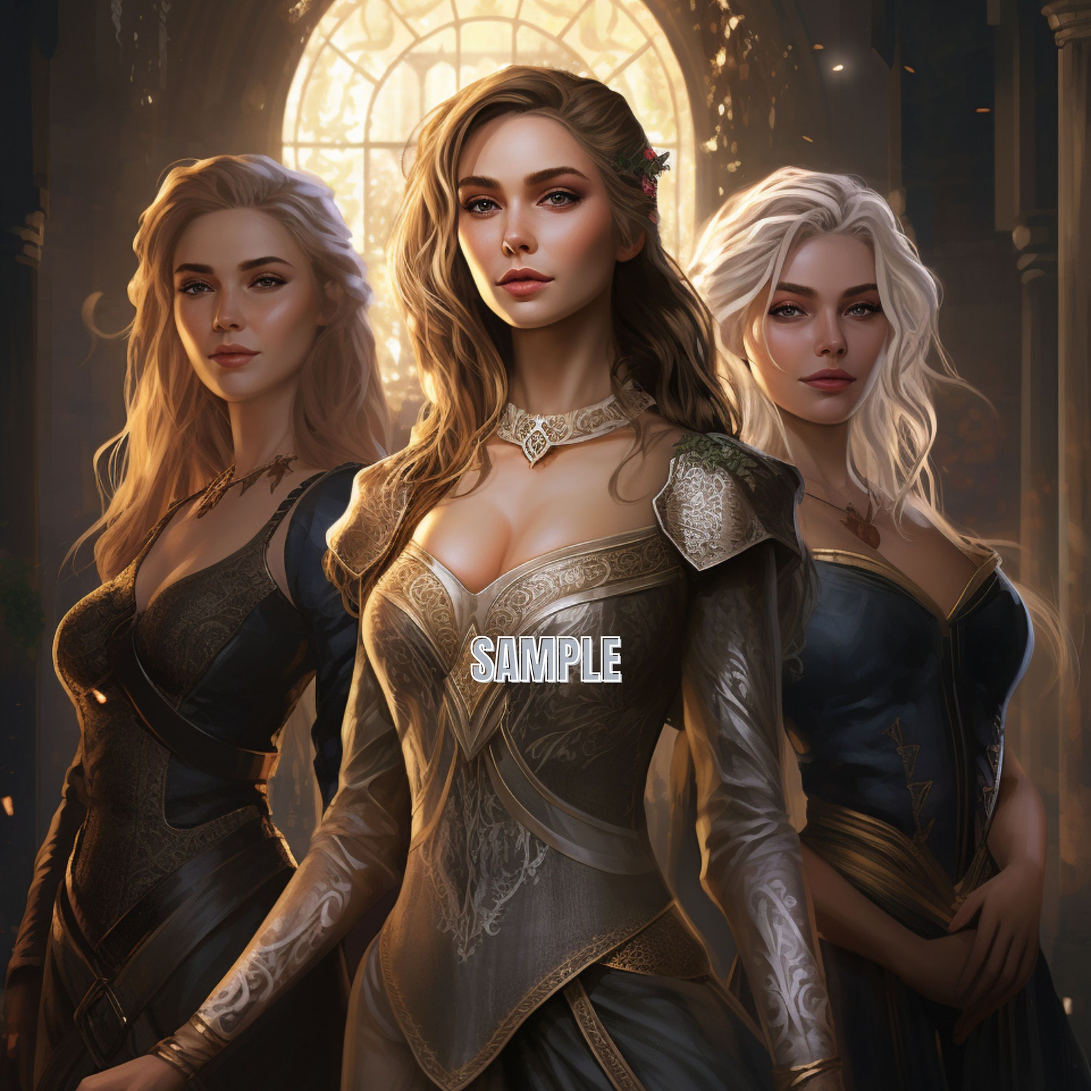 Fae Queens Art Prints Bryce Quinlan Feyre Acheron - Etsy