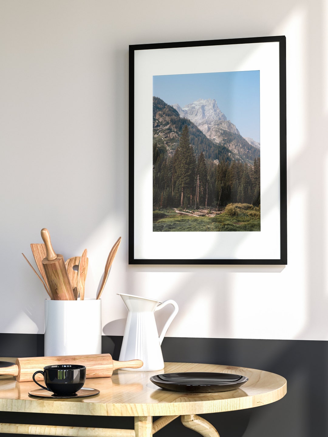 Mountain Peak Poster | Rustic Wall Art for Nature Lovers | Stunning ...