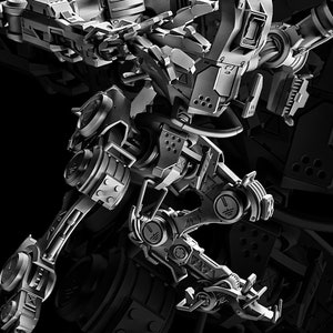 Ronin Titanfall Miniature for Warhammer Tabletop Wargaming 100mm or ...