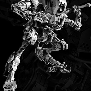 Ronin Titanfall Miniature for Warhammer Tabletop Wargaming 100mm or ...