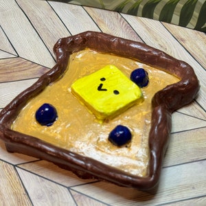 Blueberry Toast Clay Trinket Dish/ Ash Tray - Etsy