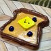 Blueberry Toast Clay Trinket Dish/ Ash Tray - Etsy