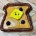 Blueberry Toast Clay Trinket Dish/ Ash Tray - Etsy