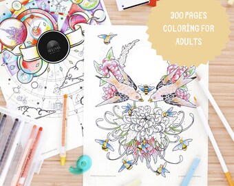 The High Life Vol. 1 Coloring & Activity Book Coloring Book - Etsy