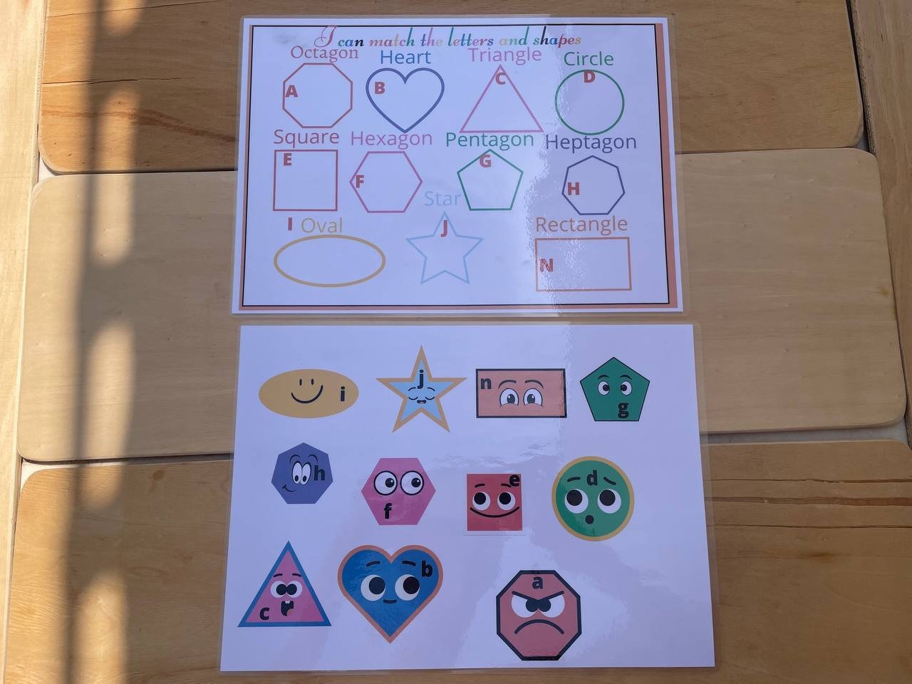 Shape and Litter Matching Activity for Toddlers | Learning Shapes ...