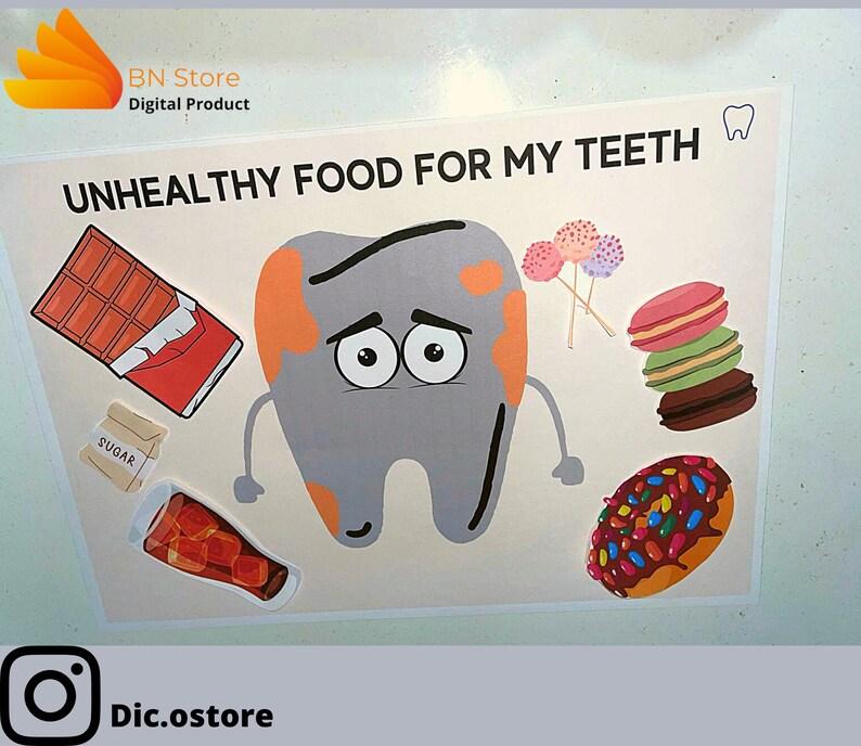 Dental Health Sorting Game | Dental Hygiene Tooth Care | Kindergarten ...