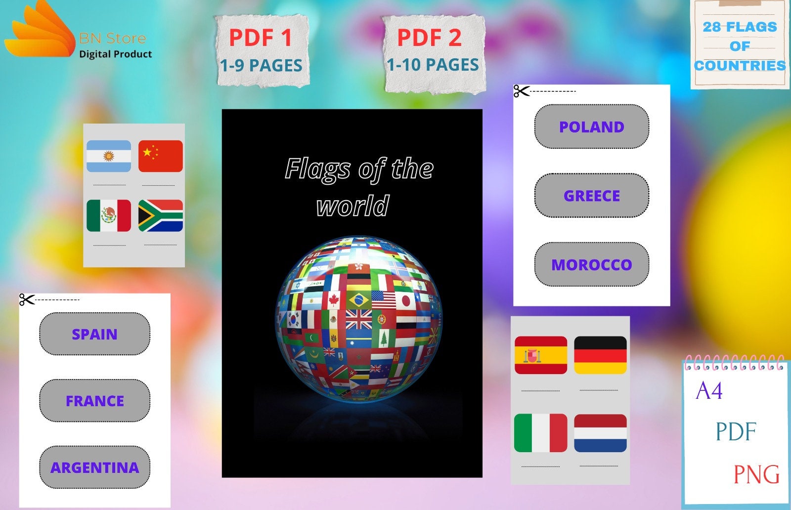 A Book to Identify the Flags of the Countries of the World .nature ...