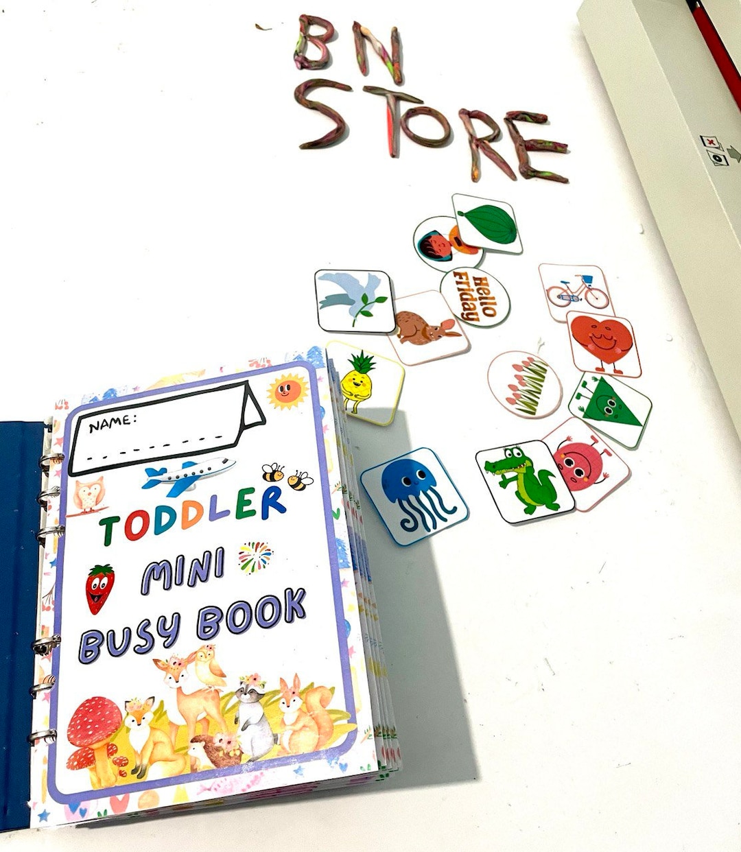 Mini Busy Book Printable Toys Games Pets and Their Homes PRINTABLE ...