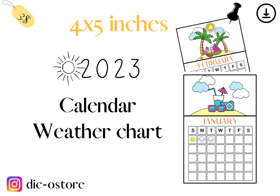 Calendar Weather Chart | Classroom Calendar Theme Weather Chart | 2 ...