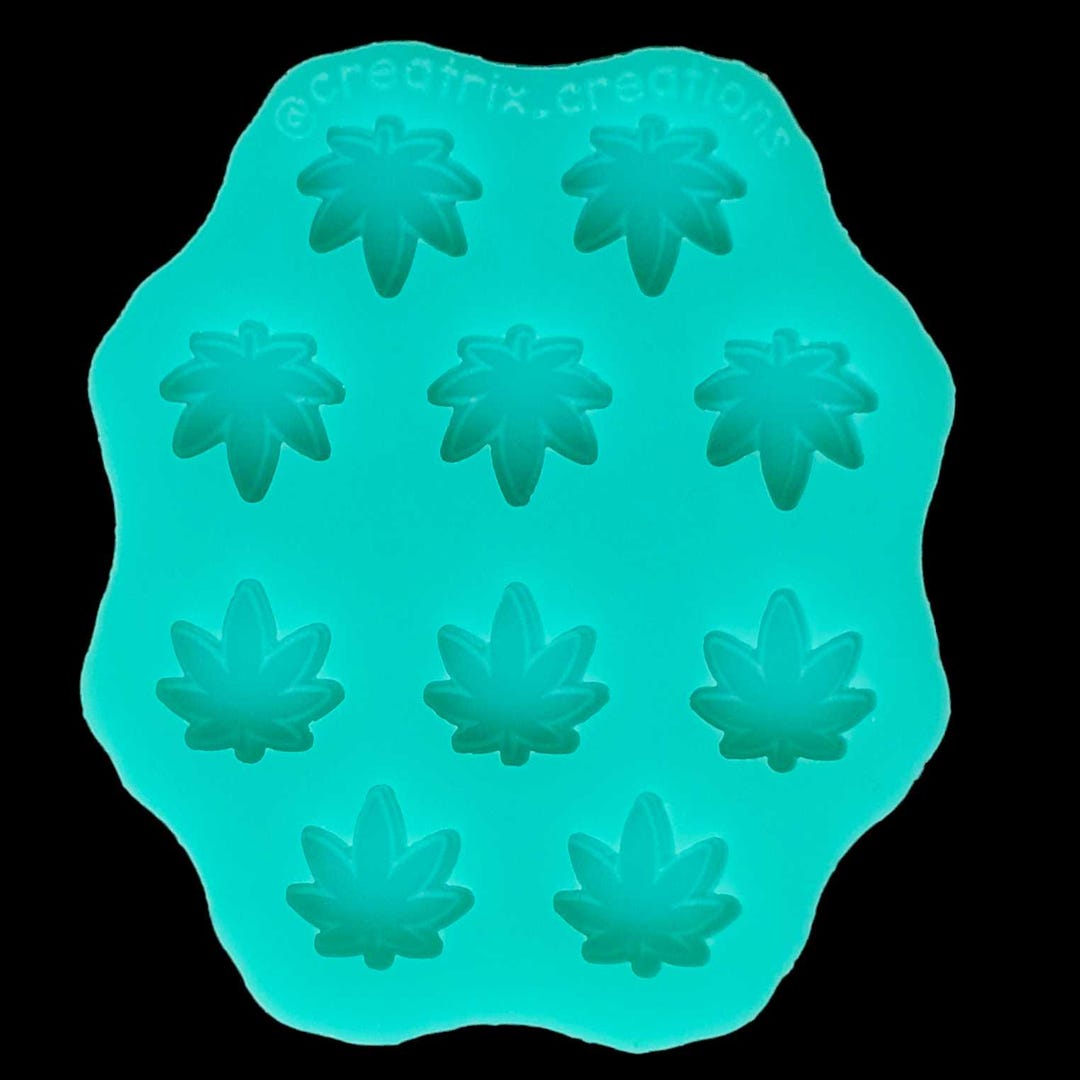 Weed Leaf Bits Palette Mold - Etsy