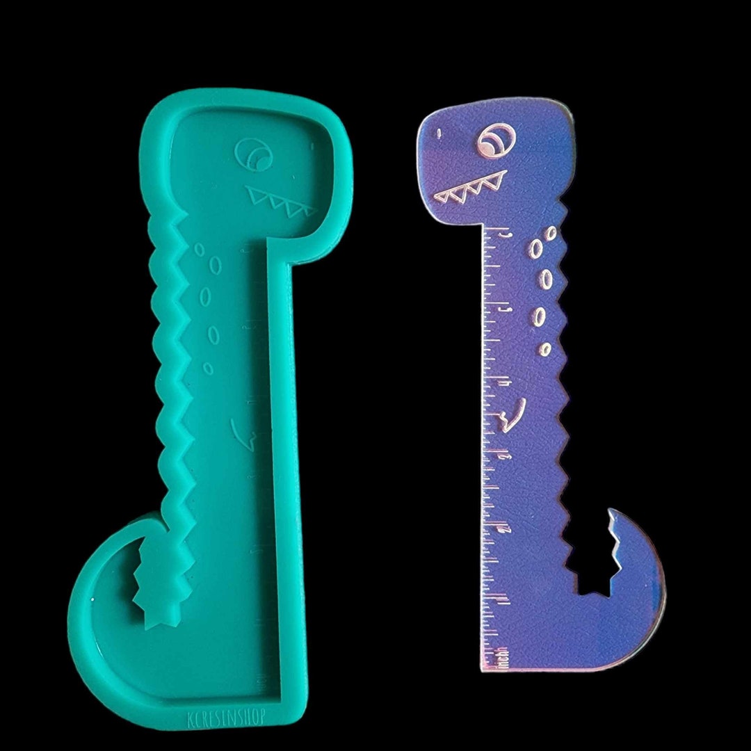 Dinosaur Ruler Mold - Etsy