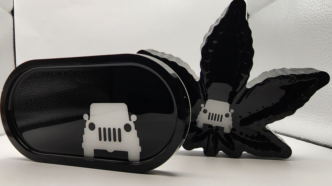 Black and White Jeep Resin Rolling Tray and Potleaf Ashtray - Etsy