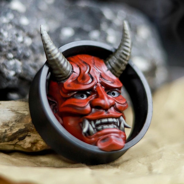 Oni Mask - Etsy