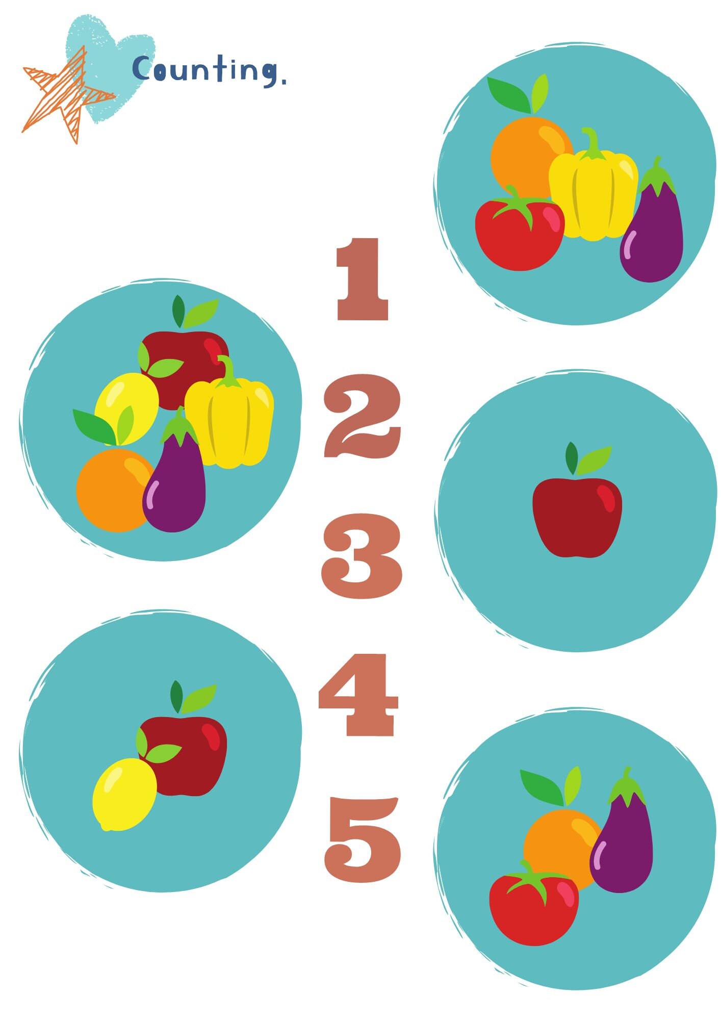 Printable Kids Worksheets. Children Fun Activities. Toddlers 2-4 Years ...
