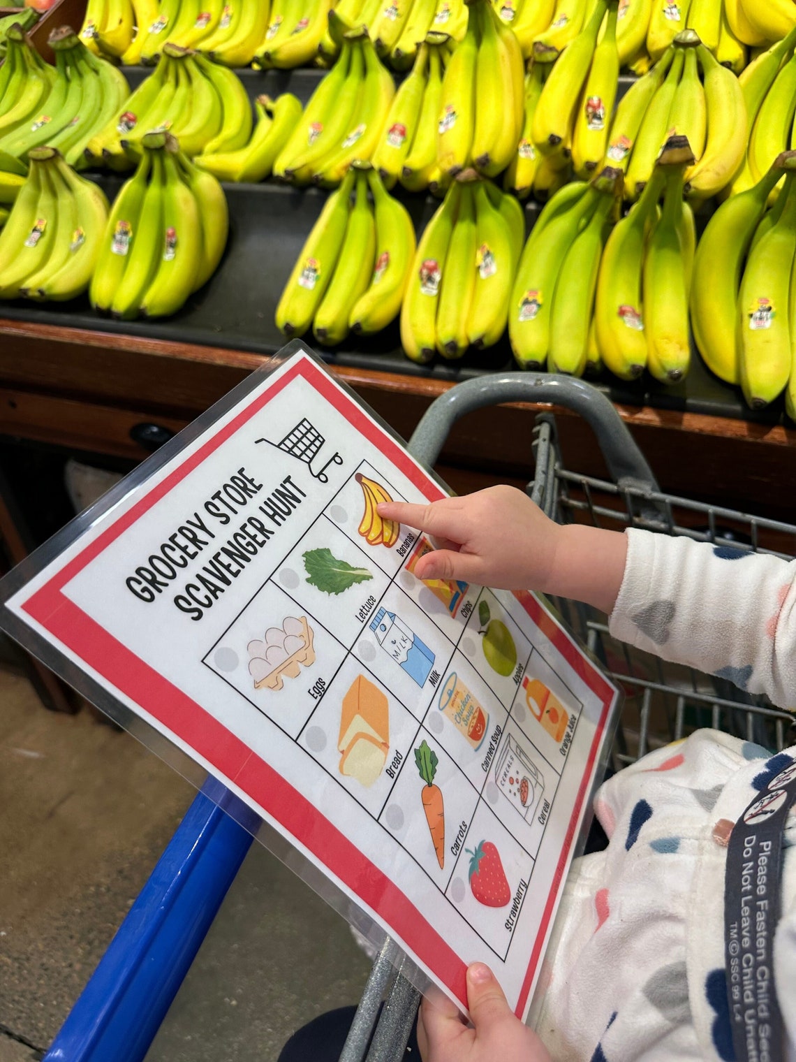 Grocery Store Scavenger Hunt Printable, Kids Grocery Store List, Kids ...