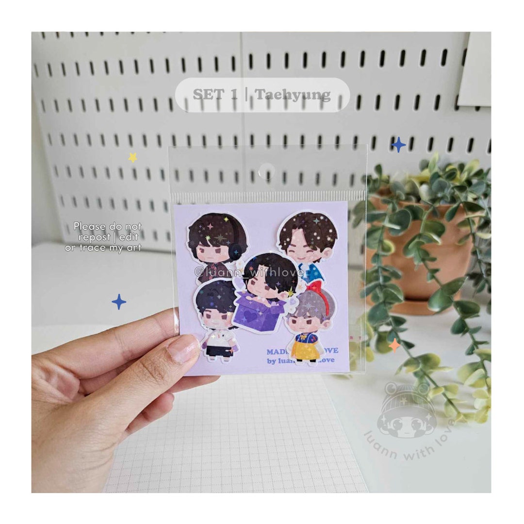 BTS Island in the Seom Mini Vinyl Hologram Sticker Packs Part 1 - Etsy