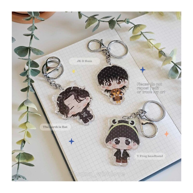 Bts Keychain - Etsy