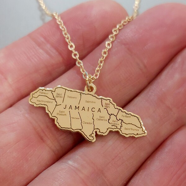 Jamaican Map Charm - Etsy