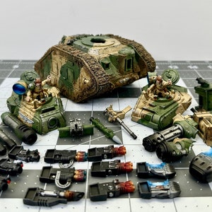 Leman Russ Tank Painted one Turret Weapon and All Other Weapons ...