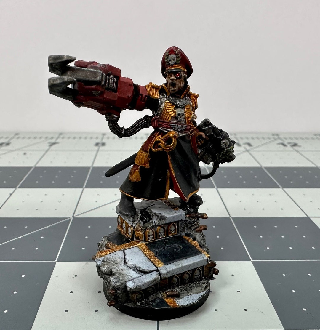 Commissar Yarrick Painted + Base - Etsy