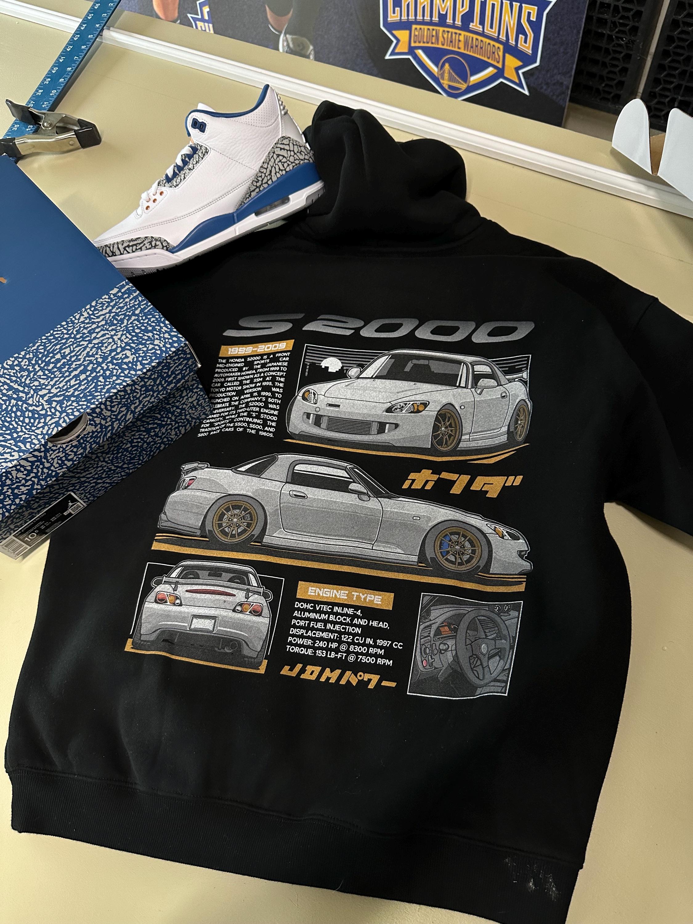 Mugen Honda CRX Hoodie! Premium Cotton, Heavyweight Cut - Car Guy ...